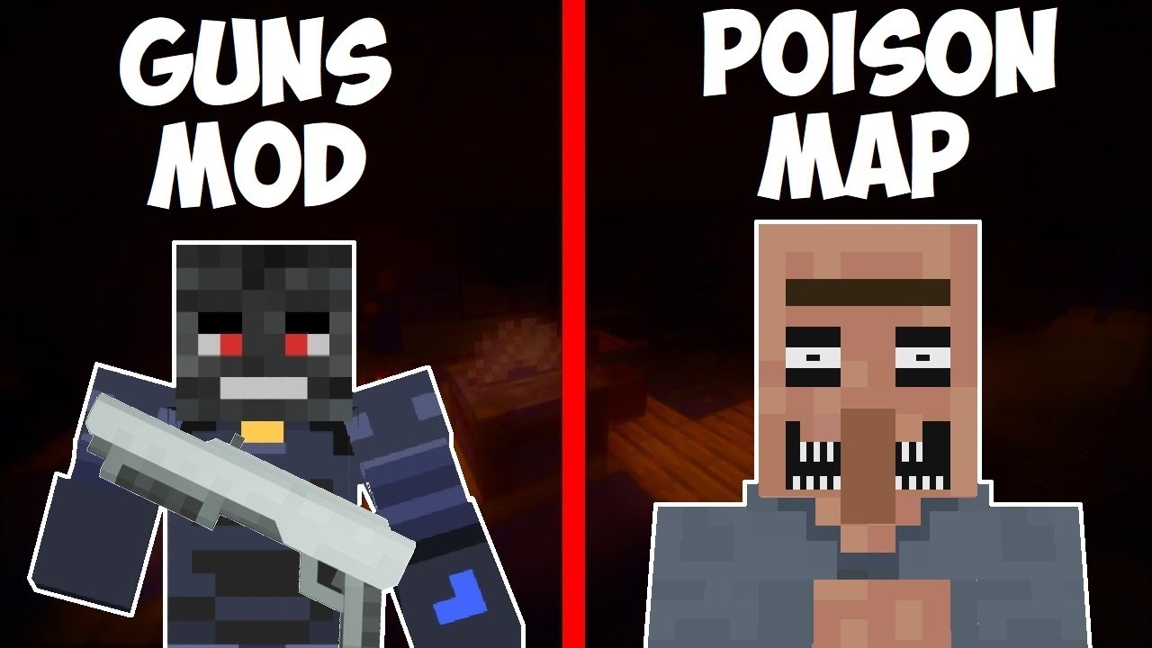 PLAYING A MINECRAFT HORROR MAP WITH GUNS - YouTube