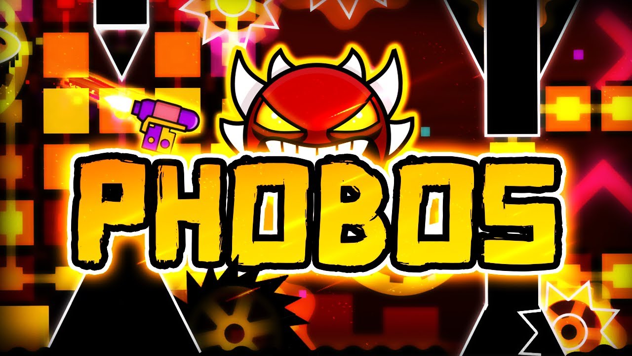Geometry Dash - Phobos 100% GAMEPLAY Online (Krmal) EXTREME DEMON - YouTube
