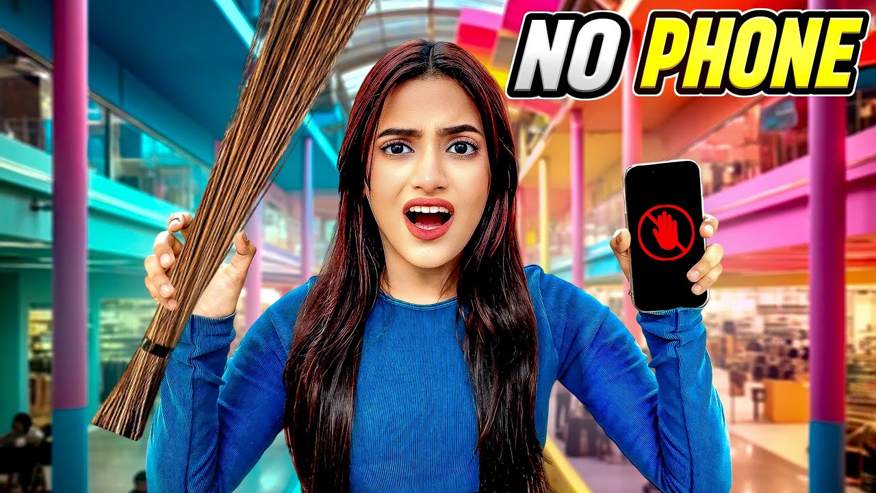 Using No Phone For 24 Hours Challenge | * very difficult 😭* | SAMREEN ...