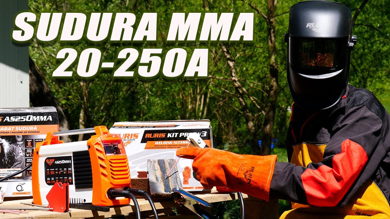INVERTOR Ruris AS250MMA - Test in sarcina si prezentare! - YouTube