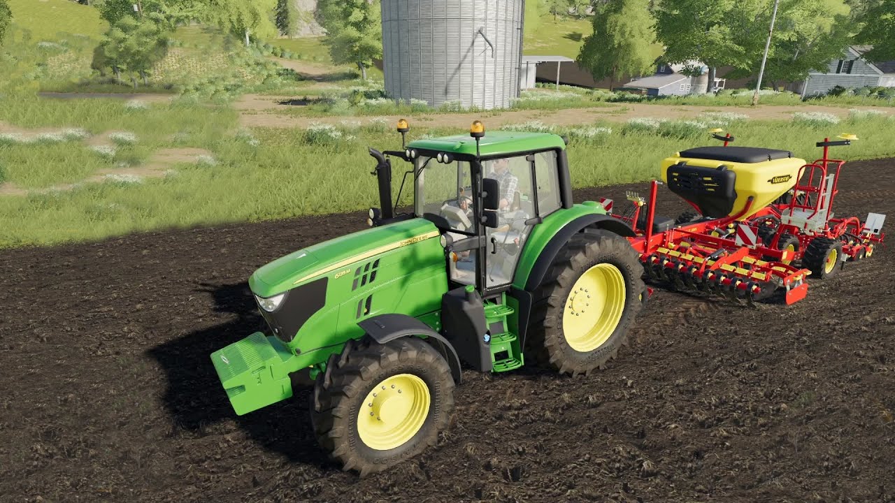 귀농체험 곡식농사 유채꽃 심고 수확하고 저장까지 - Farming Simulator 파밍 시뮬레이터 - YouTube