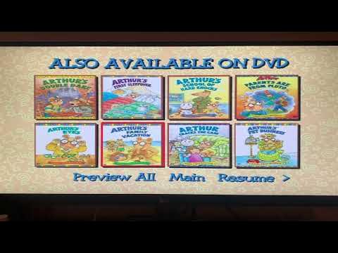 Arthur: Arthur’s New Puppy DVD Menu Walkthrough 2004 - YouTube