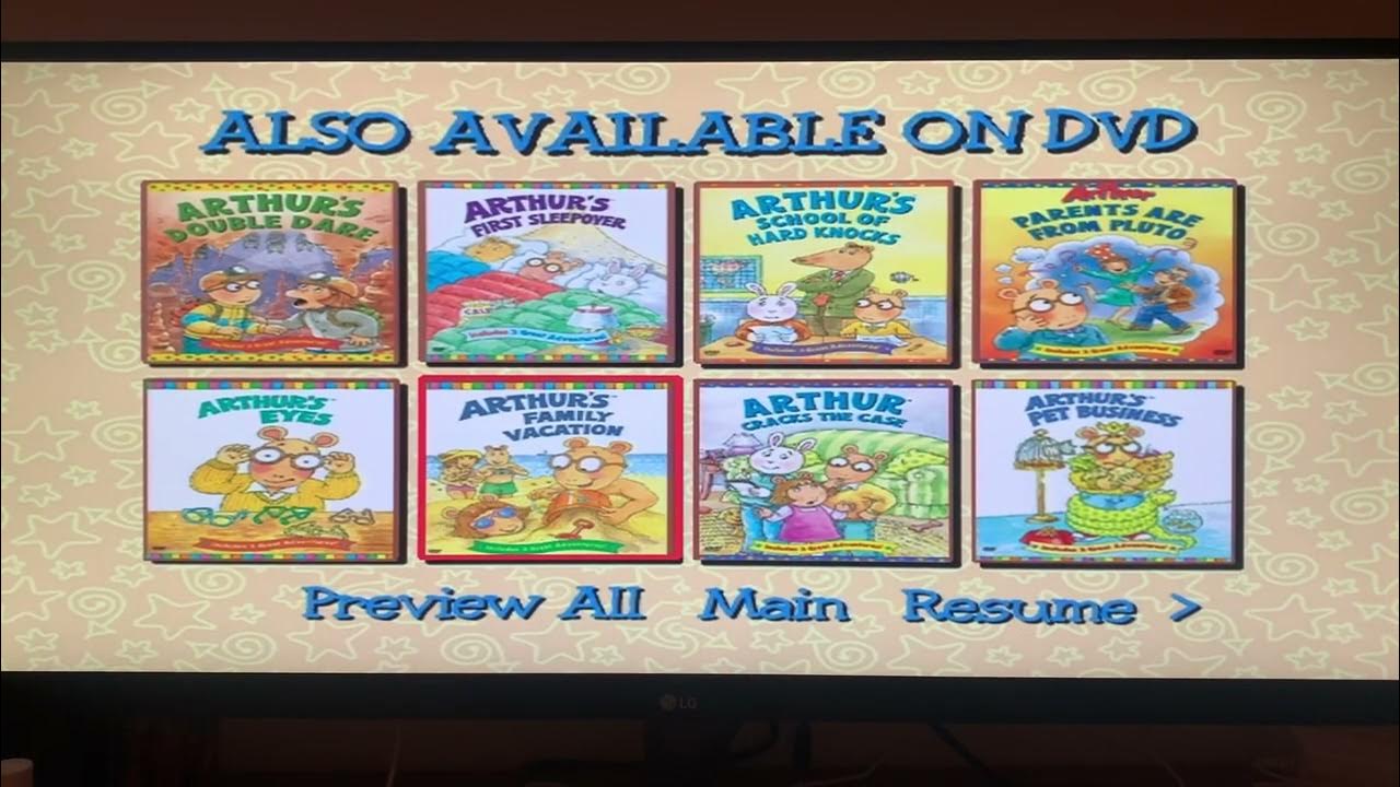 Arthur: Arthur’s New Puppy DVD Menu Walkthrough 2004 - YouTube
