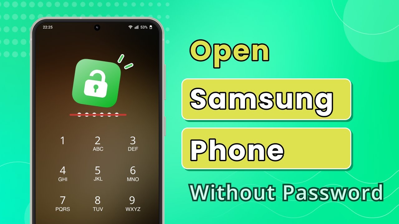 How to Open Samsung Phone Without Password? - YouTube