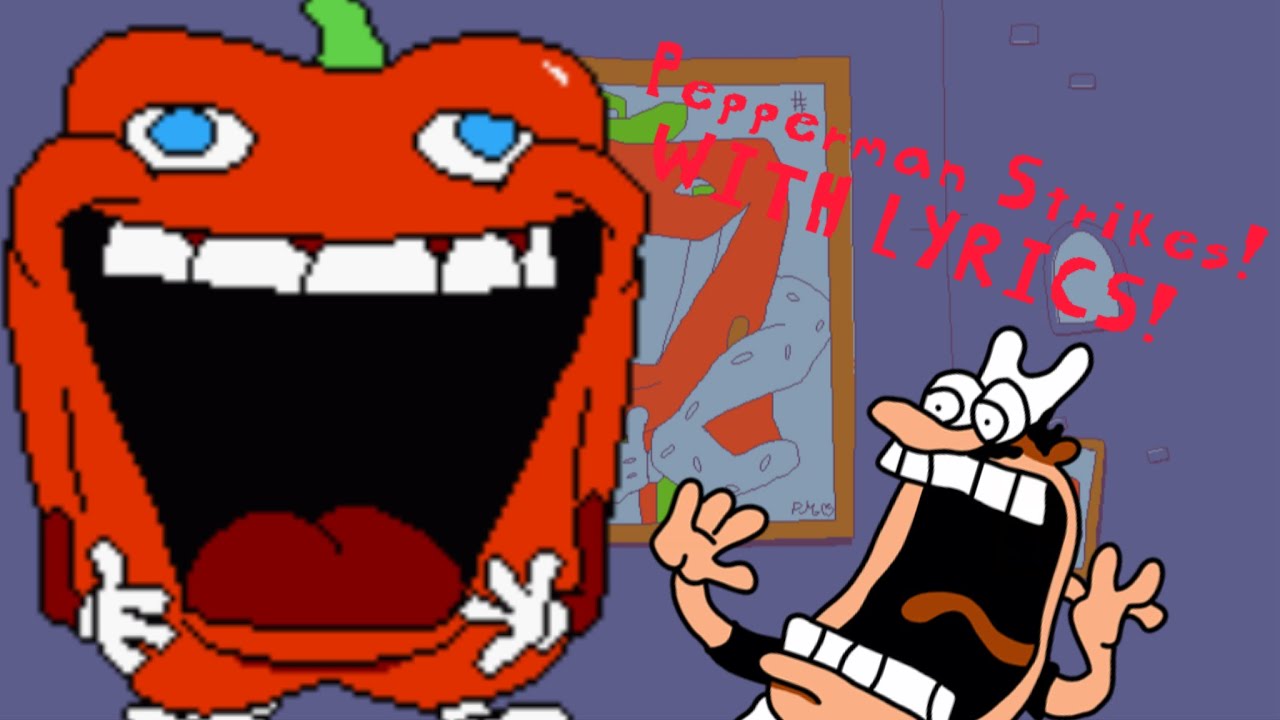 Pepperman Strikes! WITH LYRICS! - Pizza Tower - YouTube