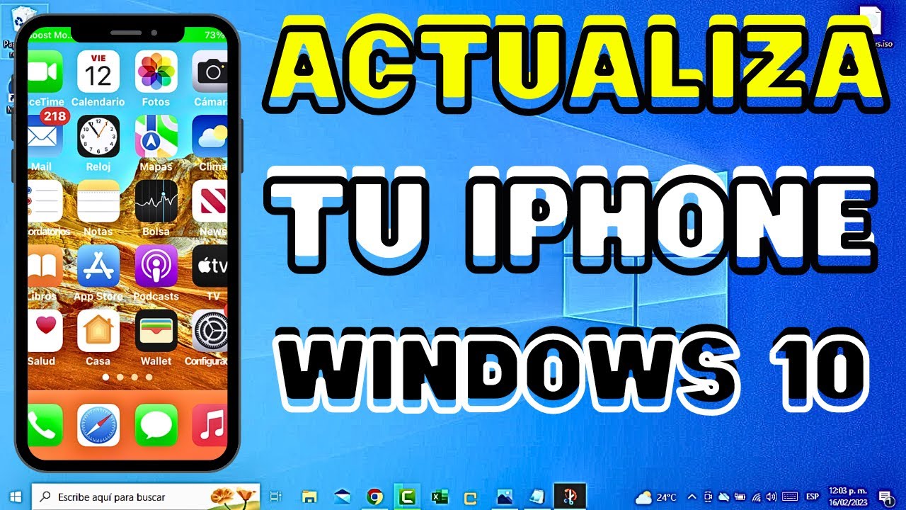 Como Actualizar iPhone Desde Windows 10 con iTunes - YouTube