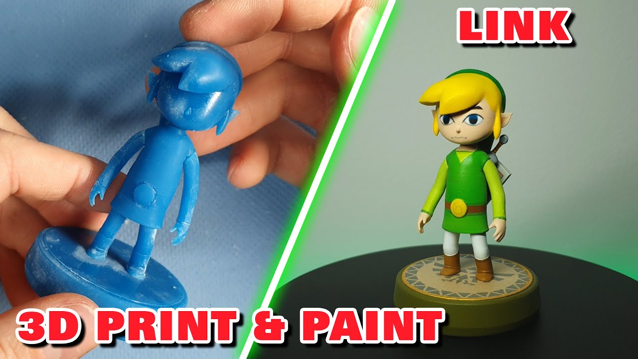 Custom Wind Waker Link Amiibo 🧲Magnetic Parts! - YouTube