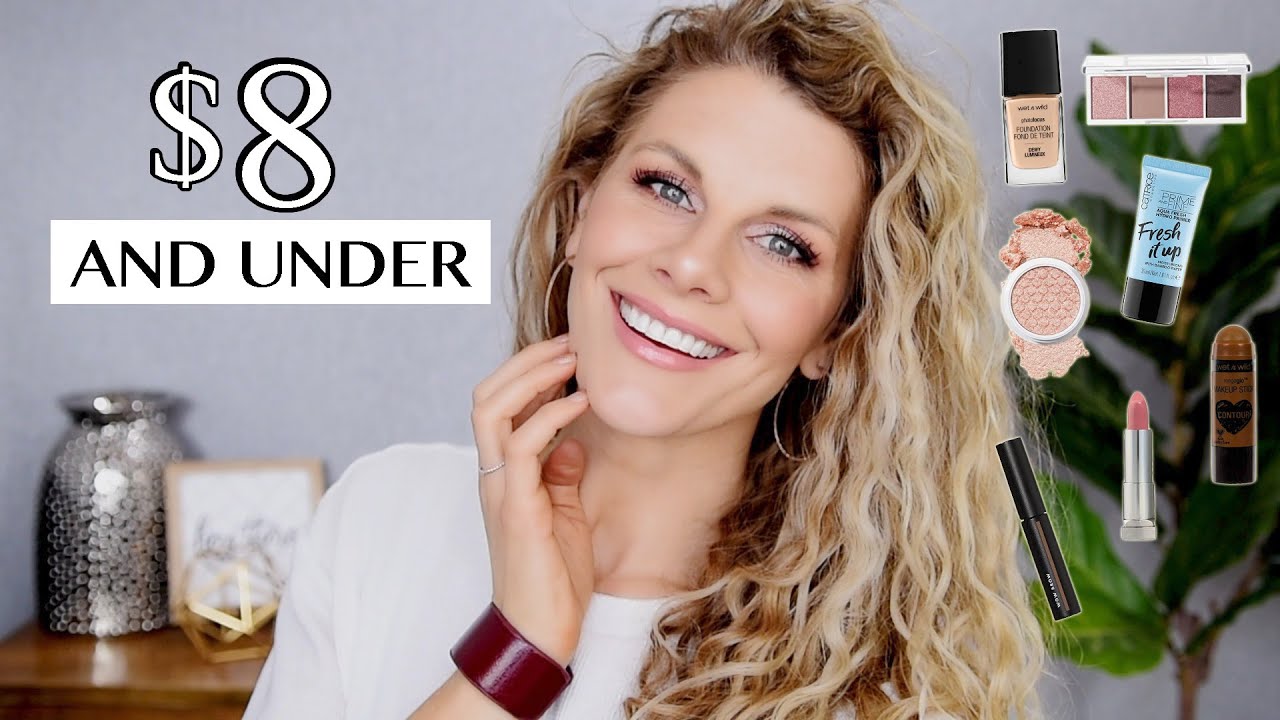 EVERYTHING Under $8! | Full Face of GREAT Drugstore Makeup - YouTube