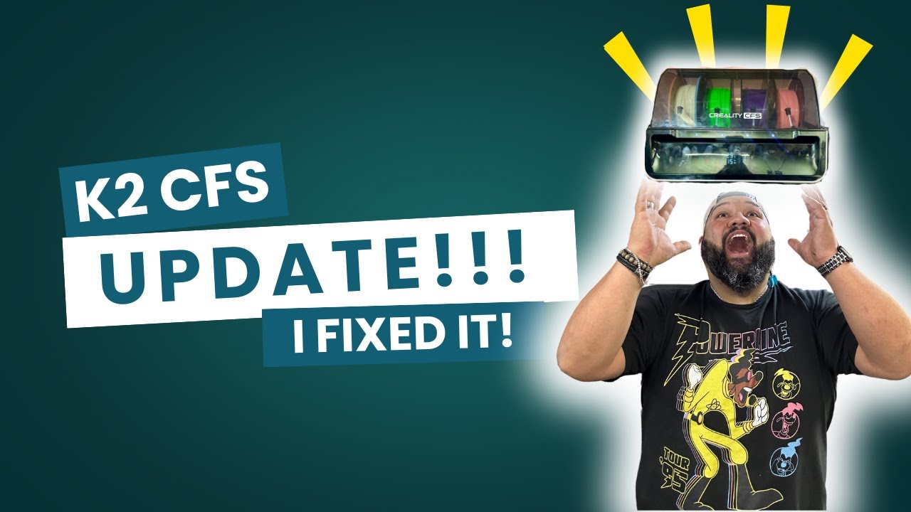 CFS Issue Solved! My K2 Plus Journey and Fix Update | Creality K2 Plus ...