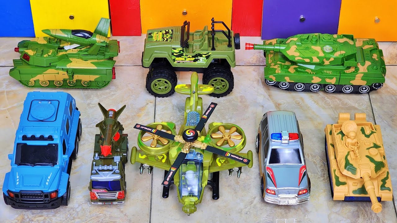 Bermain Mobil Tentara, Tank Perang, Tank Tempur, Helikopter Tempur ...