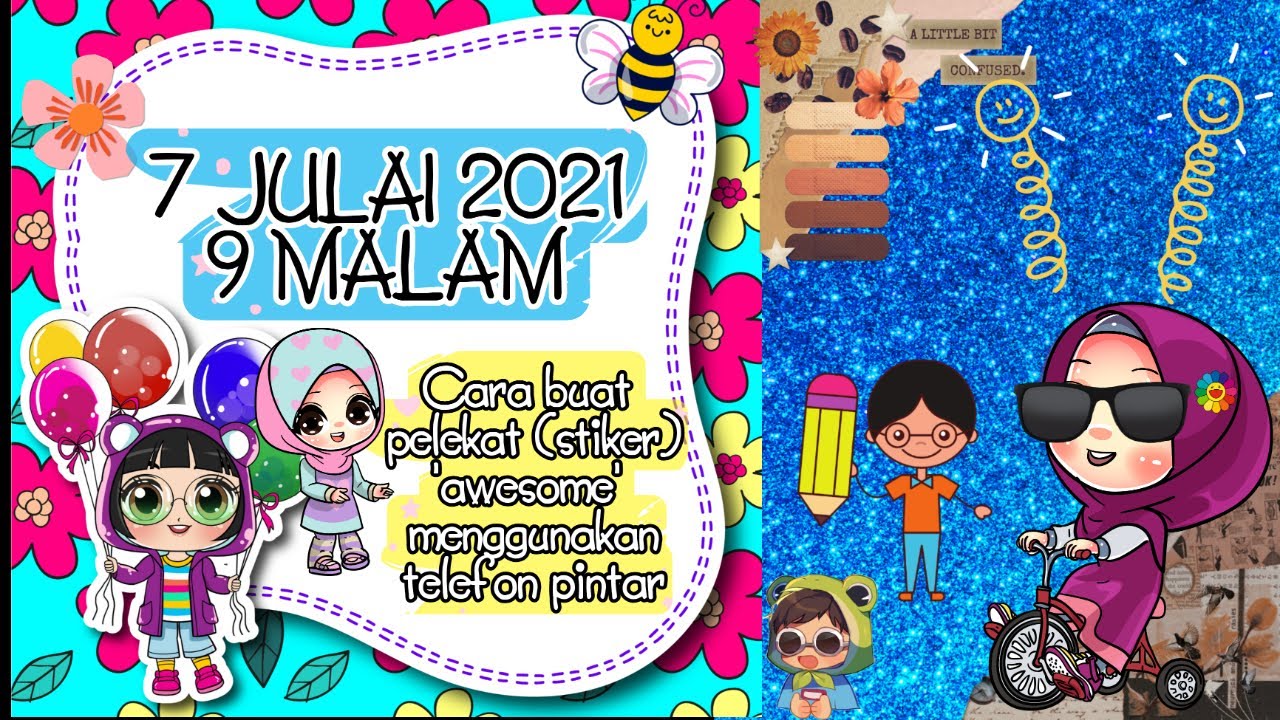 Tutorial DIY: Cara buat pelekat (sticker) awesome - YouTube