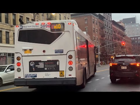 MTA Orion vii 2008 NG hawker (3896 m10 bus - YouTube