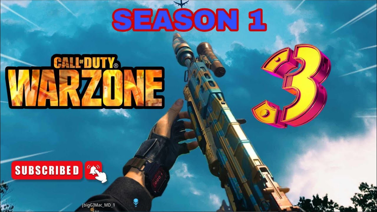 WARZONE 3 NEW MAP URZIKSTAN SEASON 1 BATTLE ROYALE QUADS #1 - YouTube