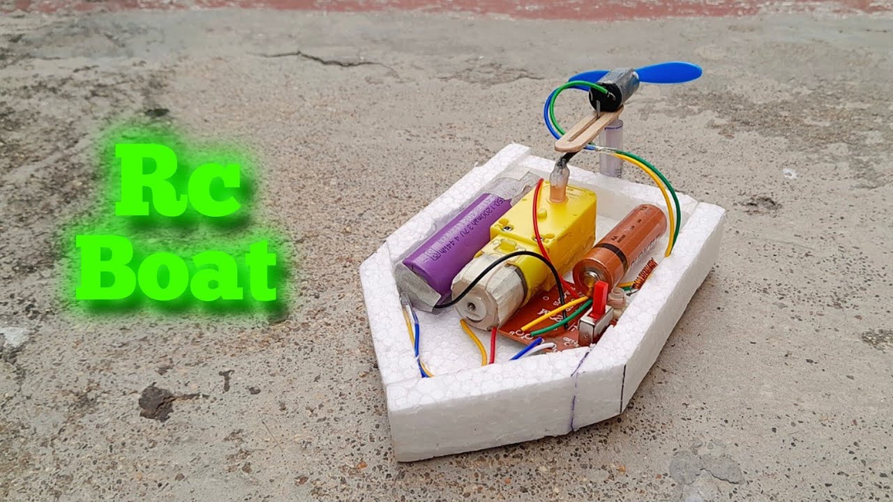 insane DIY RC boat making tutorial - YouTube