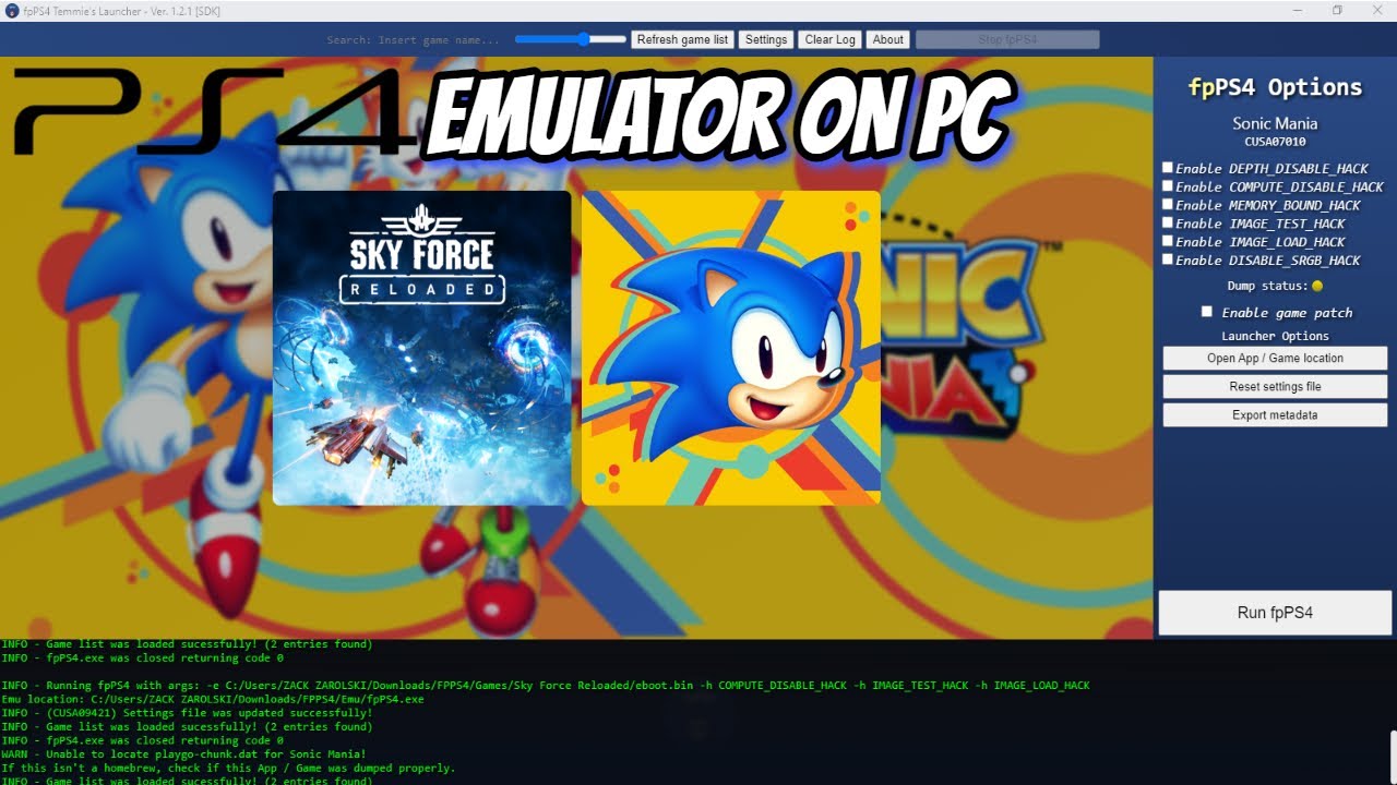 PS4 Emulator On PC (FPPS4 EMULATOR) 2 Games Tested - YouTube