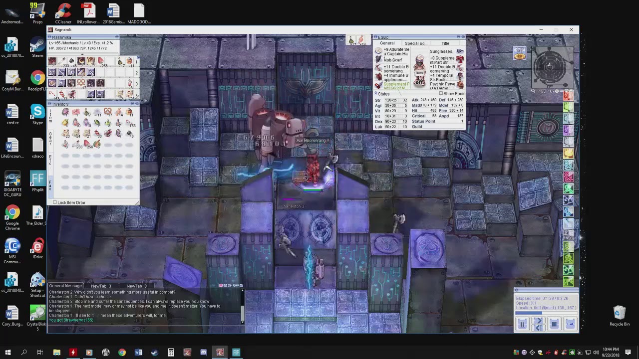 iRO Ragnarok Mechanic Axe Boomerang - YouTube
