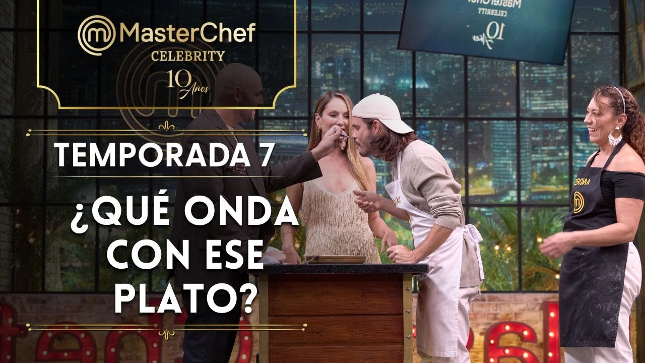Andrea y David pasan al atril con un plato “indefendible” | TEMP. 07 | MASTERCHEF CELEBRITY CO ...