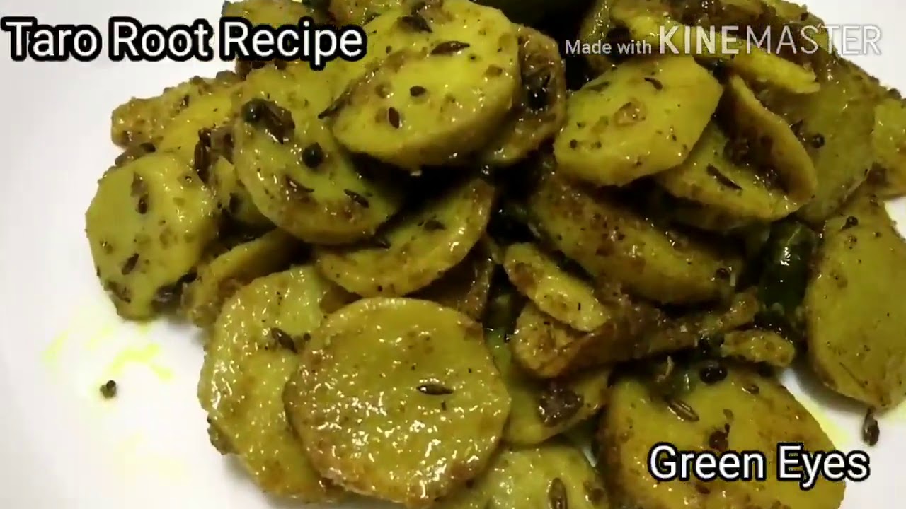 Taro Root Recipe /ಕೆಸುವಿನ ಗೆಡ್ಡೆ ಪಲ್ಯ ತುಂಬಾ ಸುಲಭವಾಗಿ ಮಾಡಿ... - YouTube