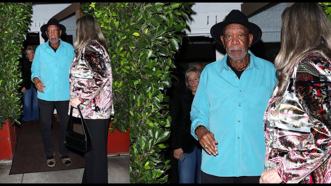 Actor Morgan Freeman, 88, Gets A Helping Hand From A Friend After ...