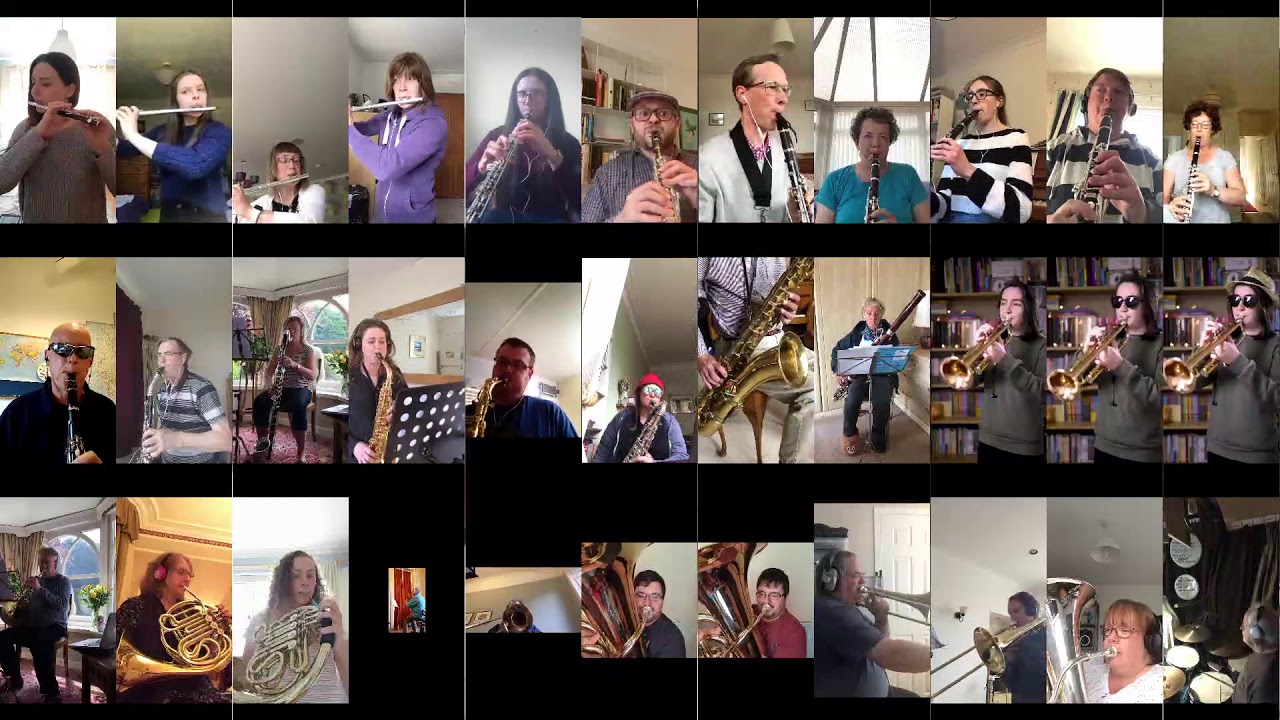 City of Glasgow Wind Orchestra Isolation Band - Baggy Trousers - YouTube