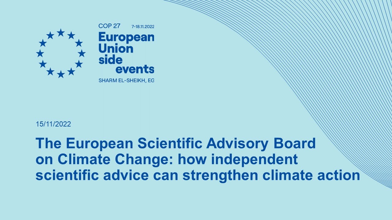 The European Scientific Advisory Board on Climate Change: how ...