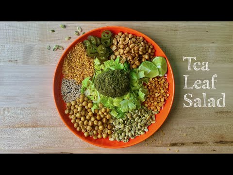 Burmese Tea Leaf Salad Recipe - YouTube