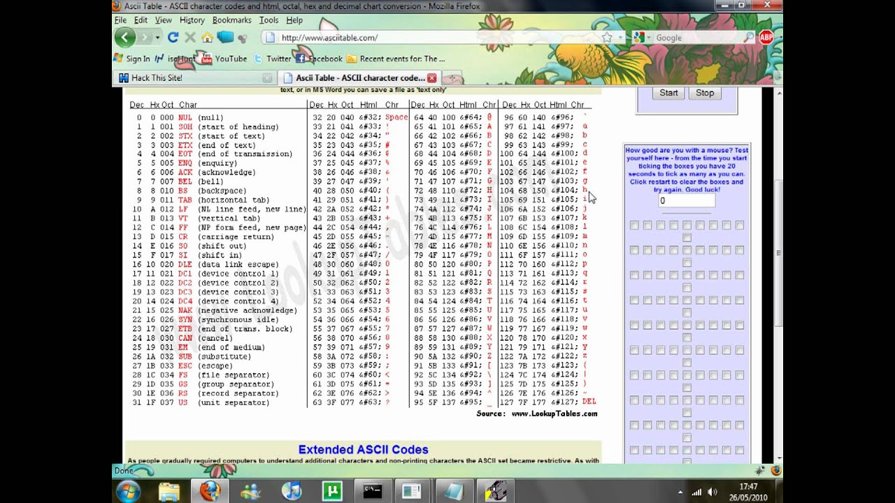 Hack This site Basic Mission 6 - YouTube