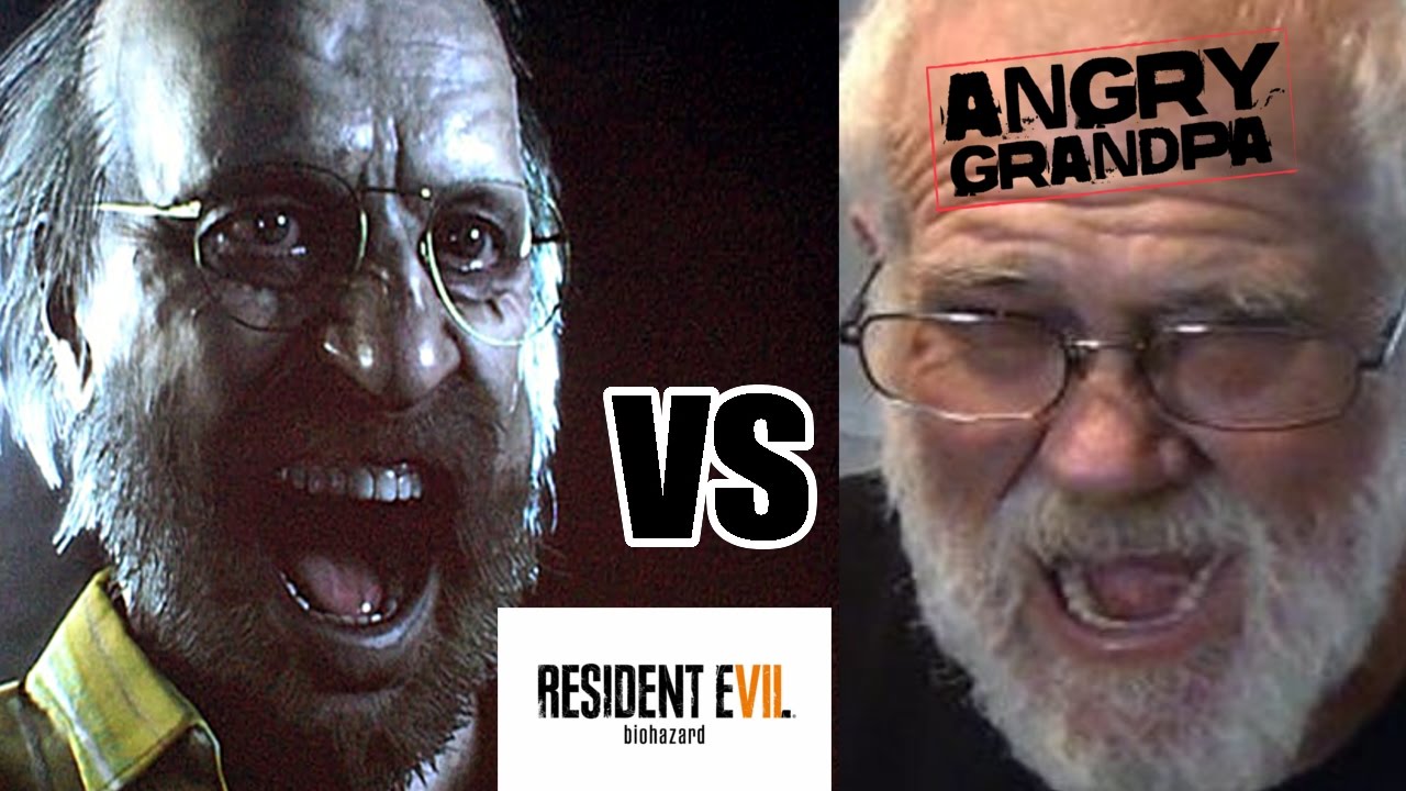 Angry Grandpa Vs Jack Baker - Resident Evil 7 - YouTube