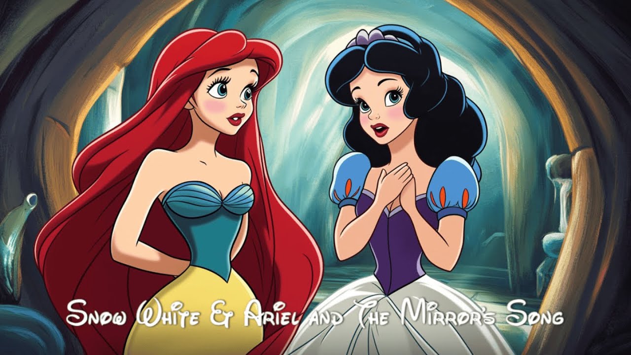 Snow White & Ariel and The Mirror's Song | Bedtime Story for Children ...