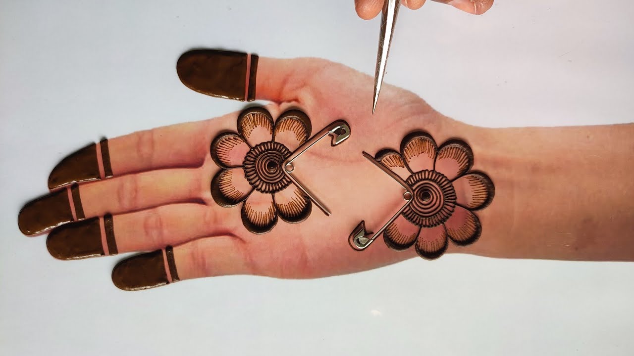 Eid special Stylish mehndi tricks for back hand || mehndi ki designs ...