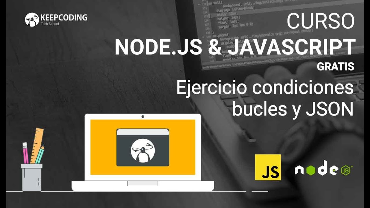 Ejercicio condiciones bucles y JSON - YouTube