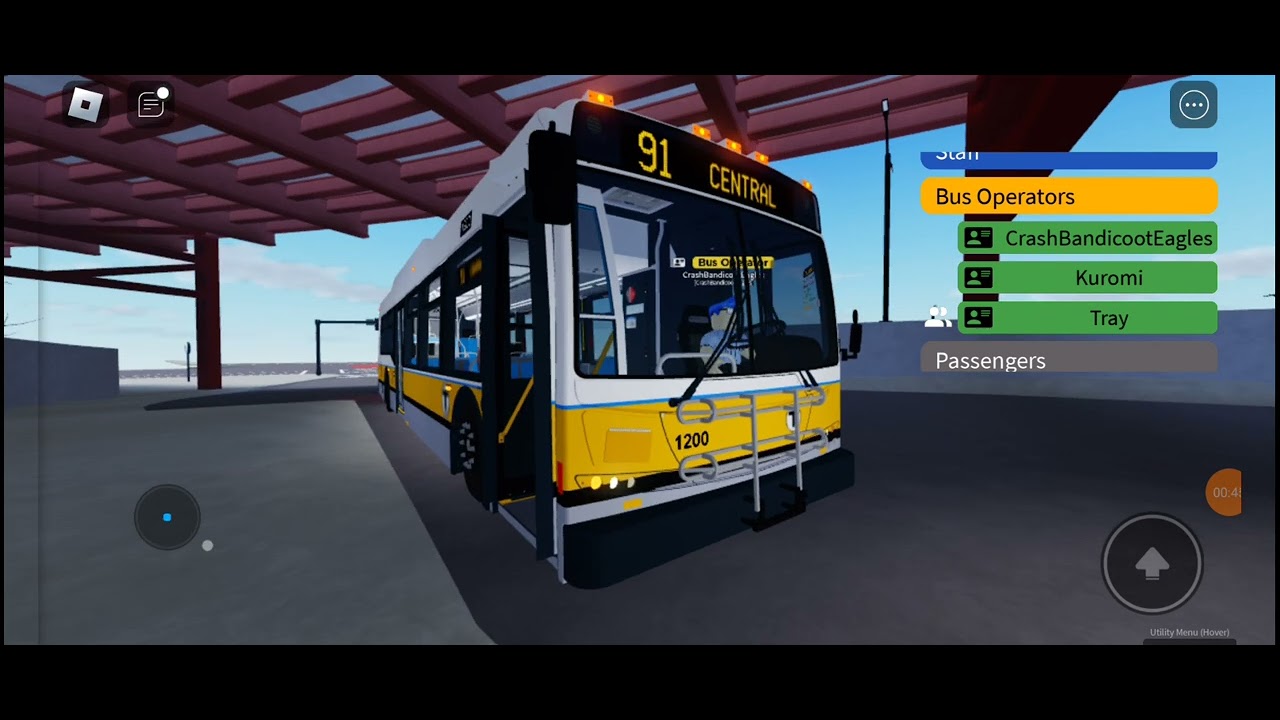 MBTA Roblox: 2010 1200 New Flyer D40LFR On Route 91 To Central - YouTube