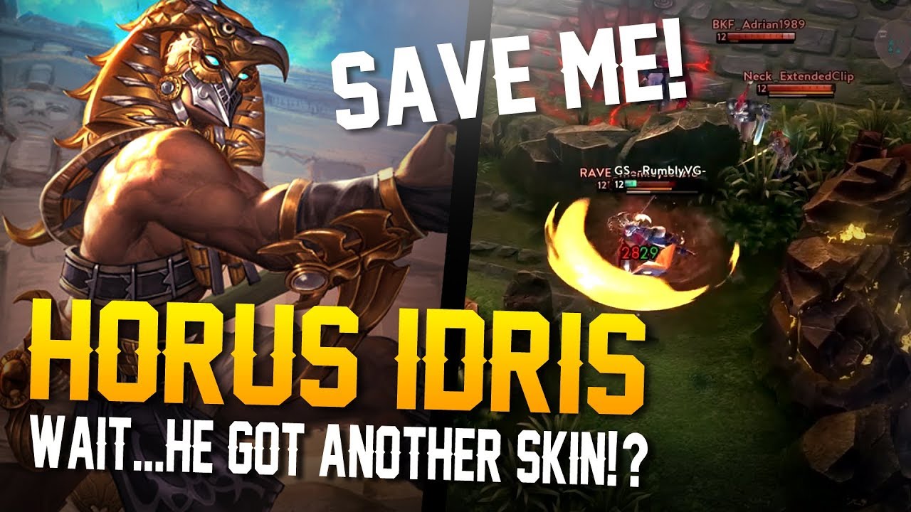 Vainglory Skins Gameplay - [EPIC] Horus Idris Skin Gameplay! - YouTube