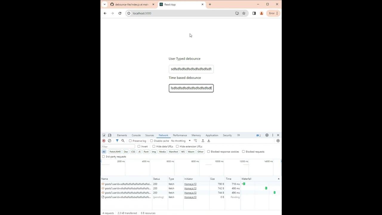 Custom Debounce Javascript React Javascript Coding Youtube