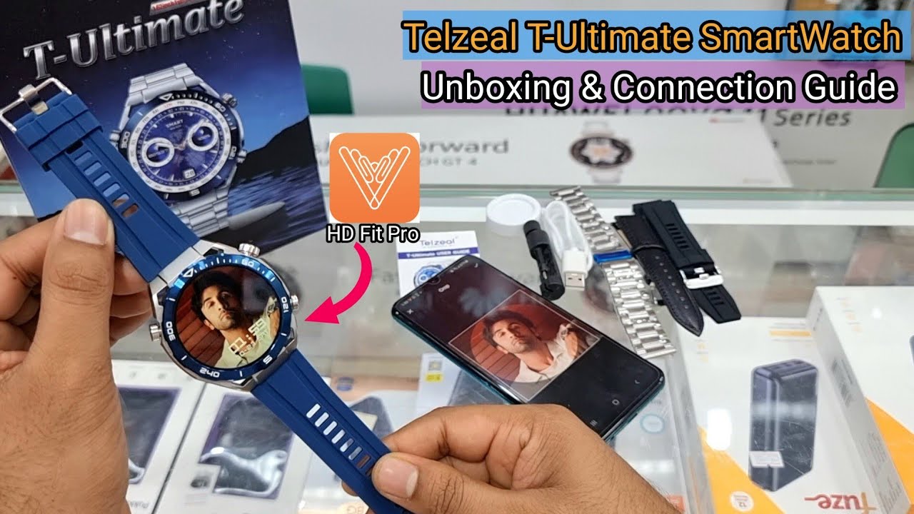 Telzeal Germany T-Ultimate SmartWatch Full Specification | Setup Guide | Time Setting | Add ...