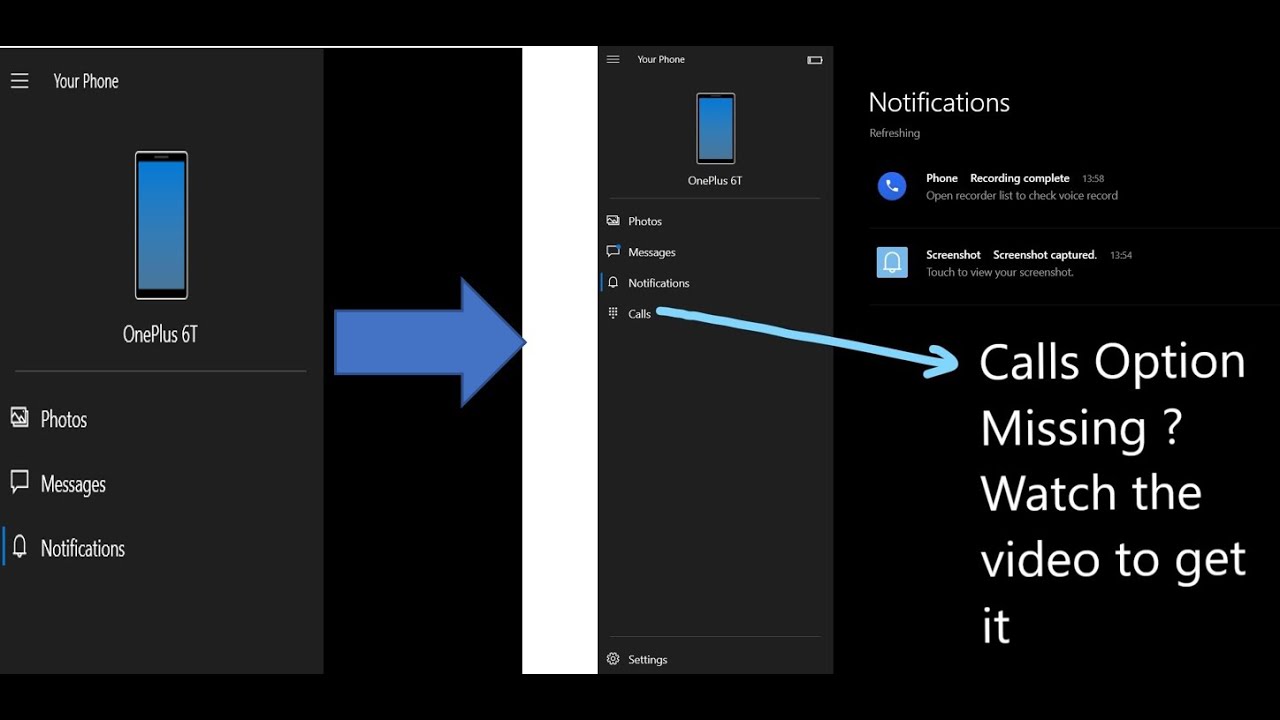 How to get the calls feature in your phone companion app - YouTube