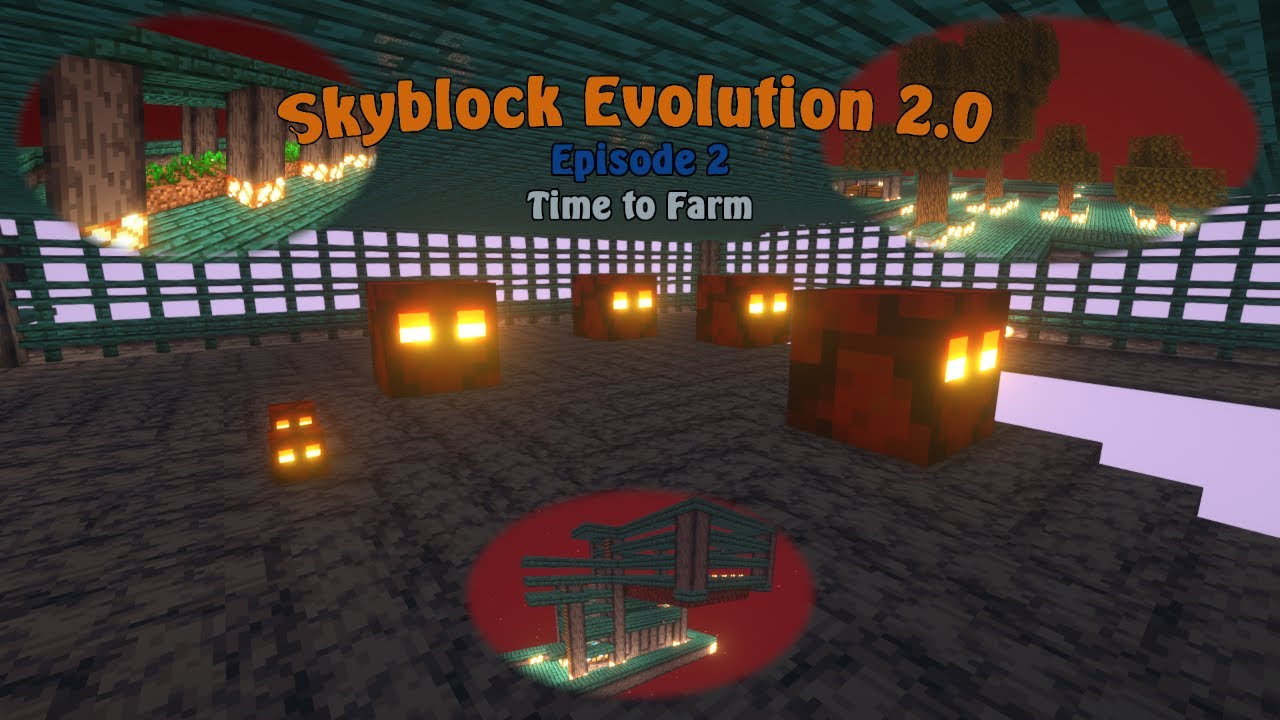 Time to Farm - Episode 2 - Skyblock Evolution 2.0 - YouTube