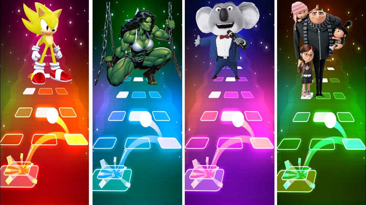 SONIC 'Super Sonic Gif 🆚 She-Hulk 🆚 Illumination’s SING 🆚 Despicable Me ...
