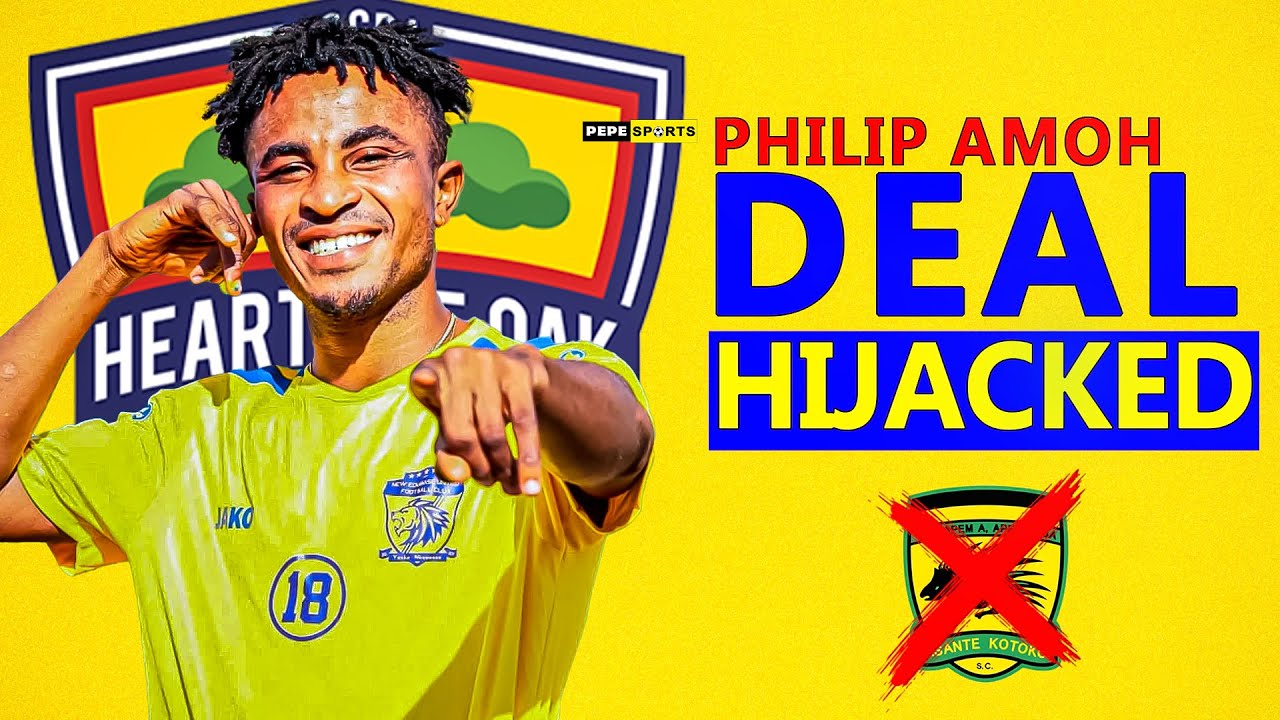 ASANTE KOTOKO'S 🇦🇹 MOVE FOR PHILIP AMOH HIJACKED 🔥 BY HEARTS 🌈 PLAYER READY TO SIGN A 4 YEAR ...