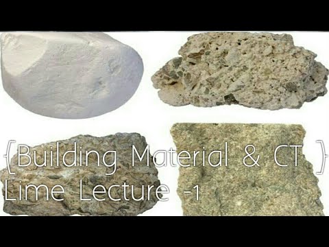 Building Material (Lime Lecture-1) - YouTube
