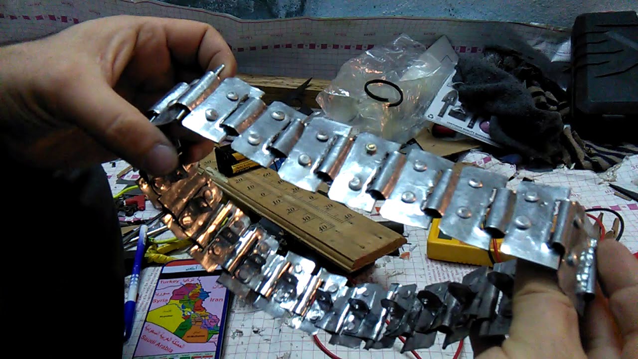 How to make RC tank track - YouTube