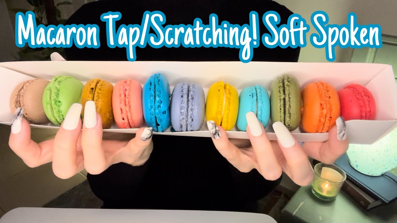 ASMR * Macarons!! * Fast Tapping & Scratching * Soft Spoken * ASMRVilla - YouTube