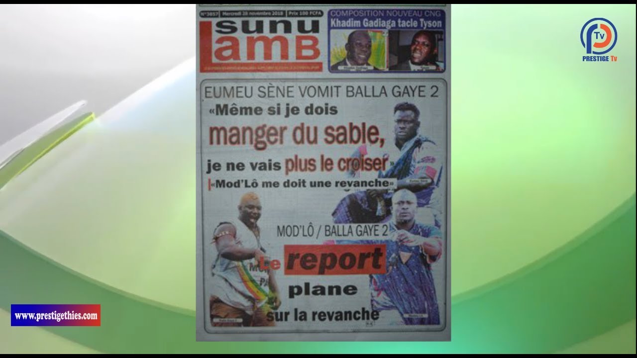 REVUE DE PRESSE-PR:JEANNE SAGNA-28 NOVEMBRE 2018 - YouTube