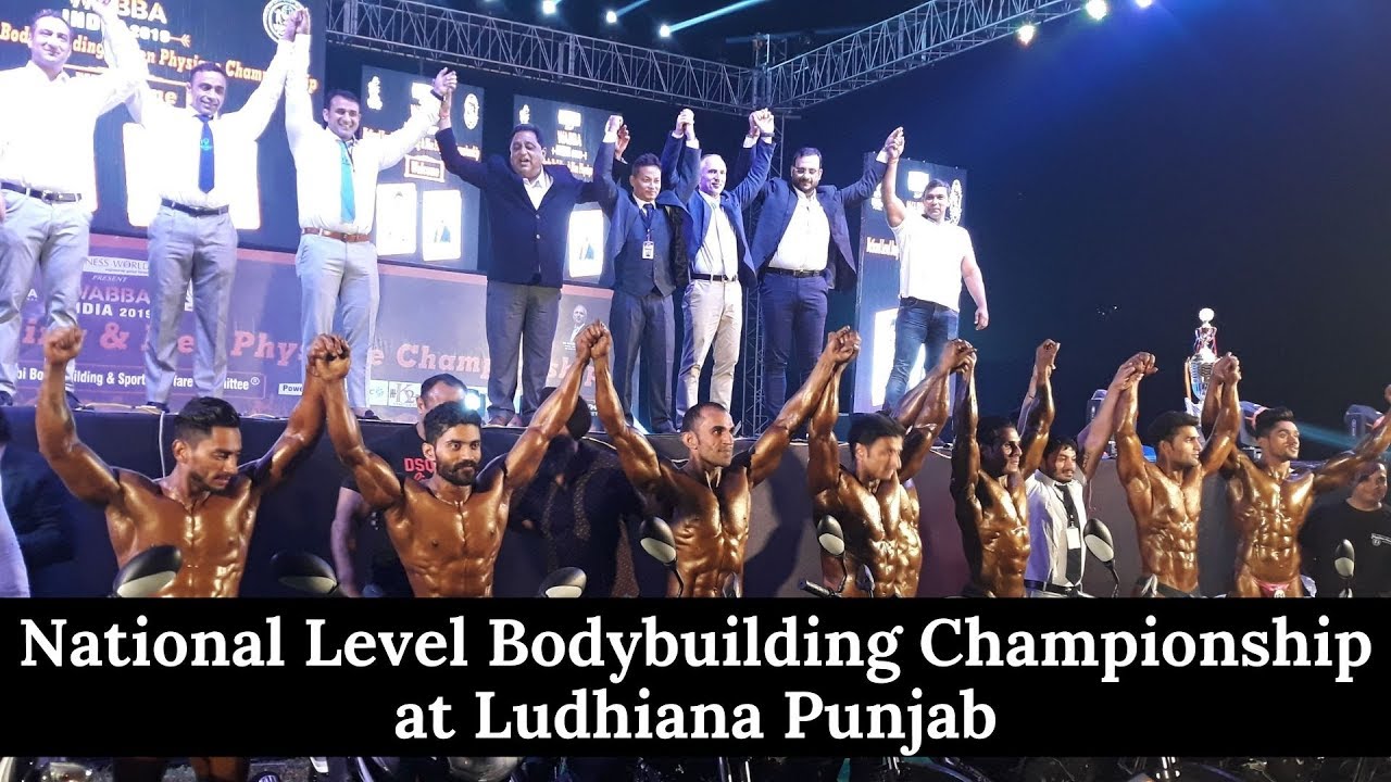 National Level Bodybuilding Championship at Ludhiana Punjab - YouTube
