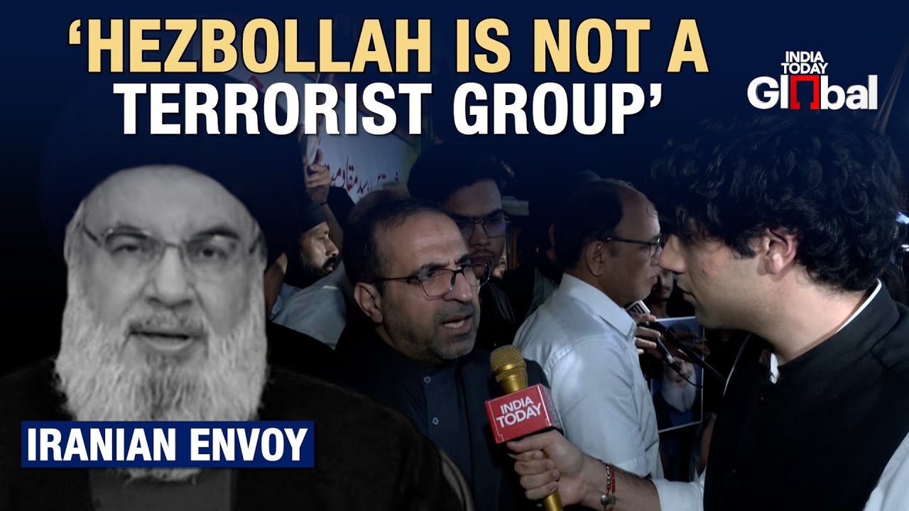 Iranian Ambassador At Prayer Meeting For Hezbollah Chief Nasrallah ...
