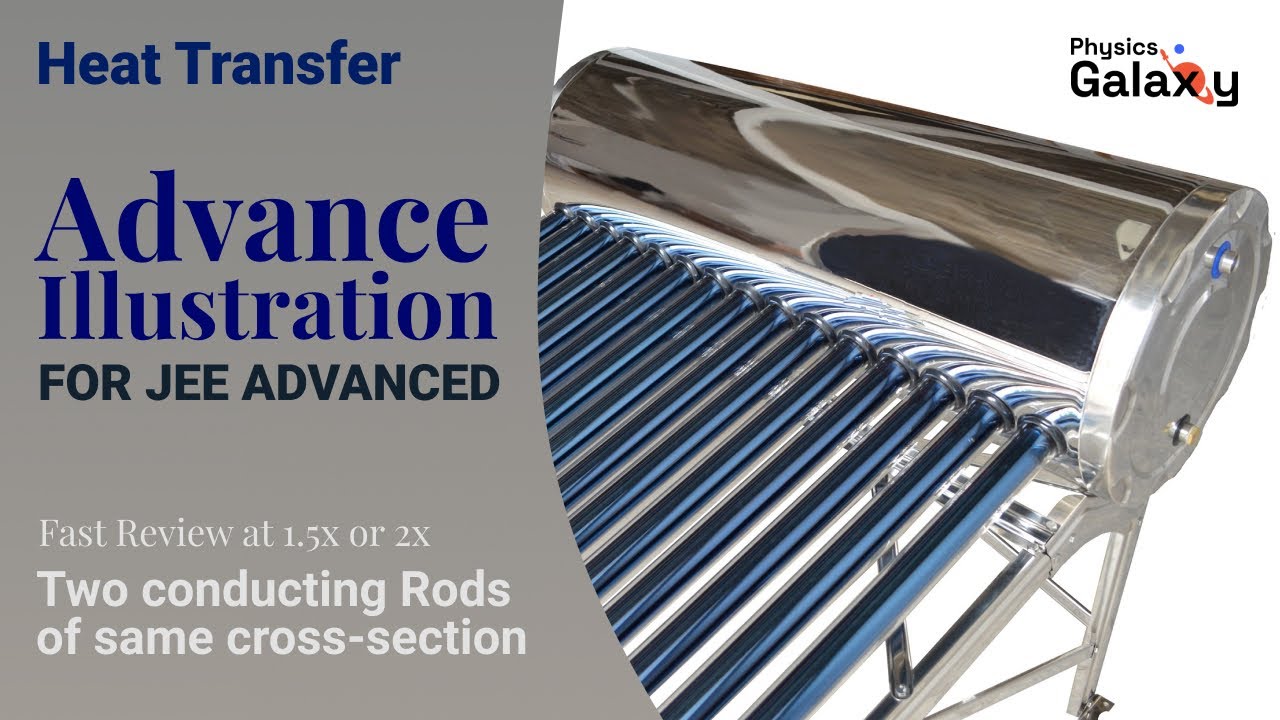 12. Advance Illustration | Heat Transfer | Two conducting Rods of same ...