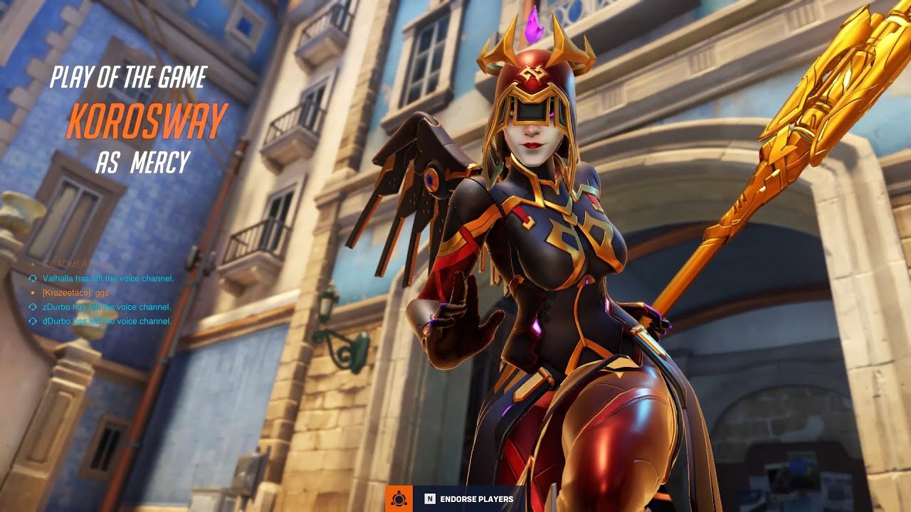 Mercy Play Of The Game Overwatch 2 Mercy Main Competitive Gameplay ...