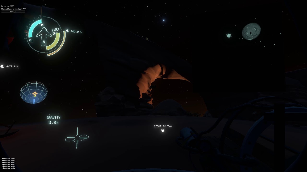 QSB (Outer Wilds Multiplayer): Testing ship collisions - YouTube