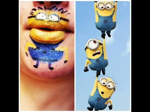 DESPICABLE ME 2 MINION LIPS! | Cornflower Makeup - YouTube