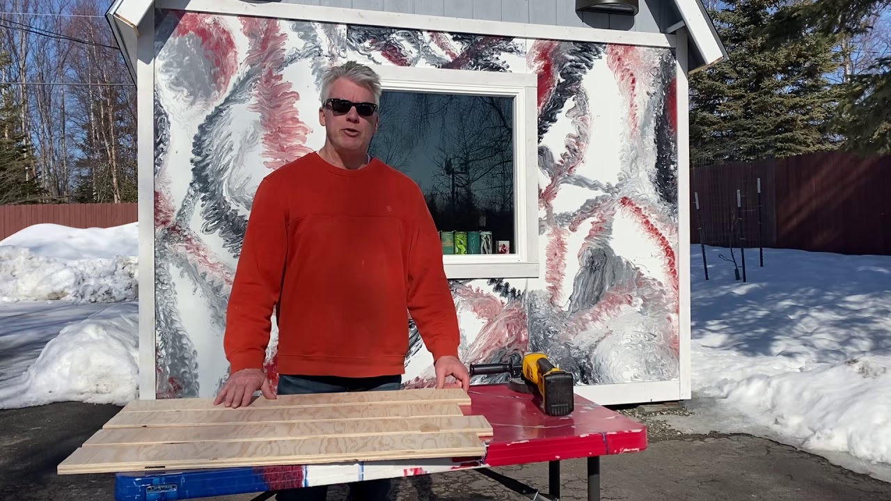 Epoxy window casing - YouTube